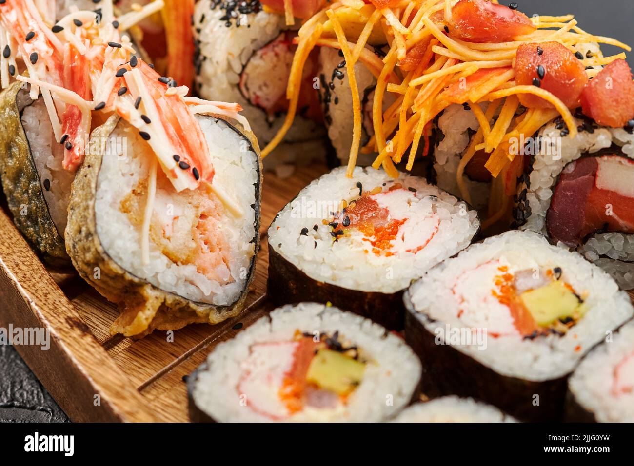 Sushi japanese food set hi-res stock photography and images - Alamy