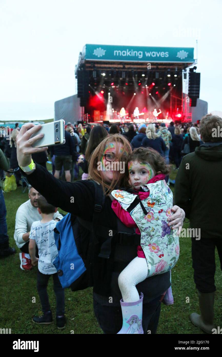 Irvine, Ayrshire, Scotland, UK. The first inaugral concert Making Waves ...