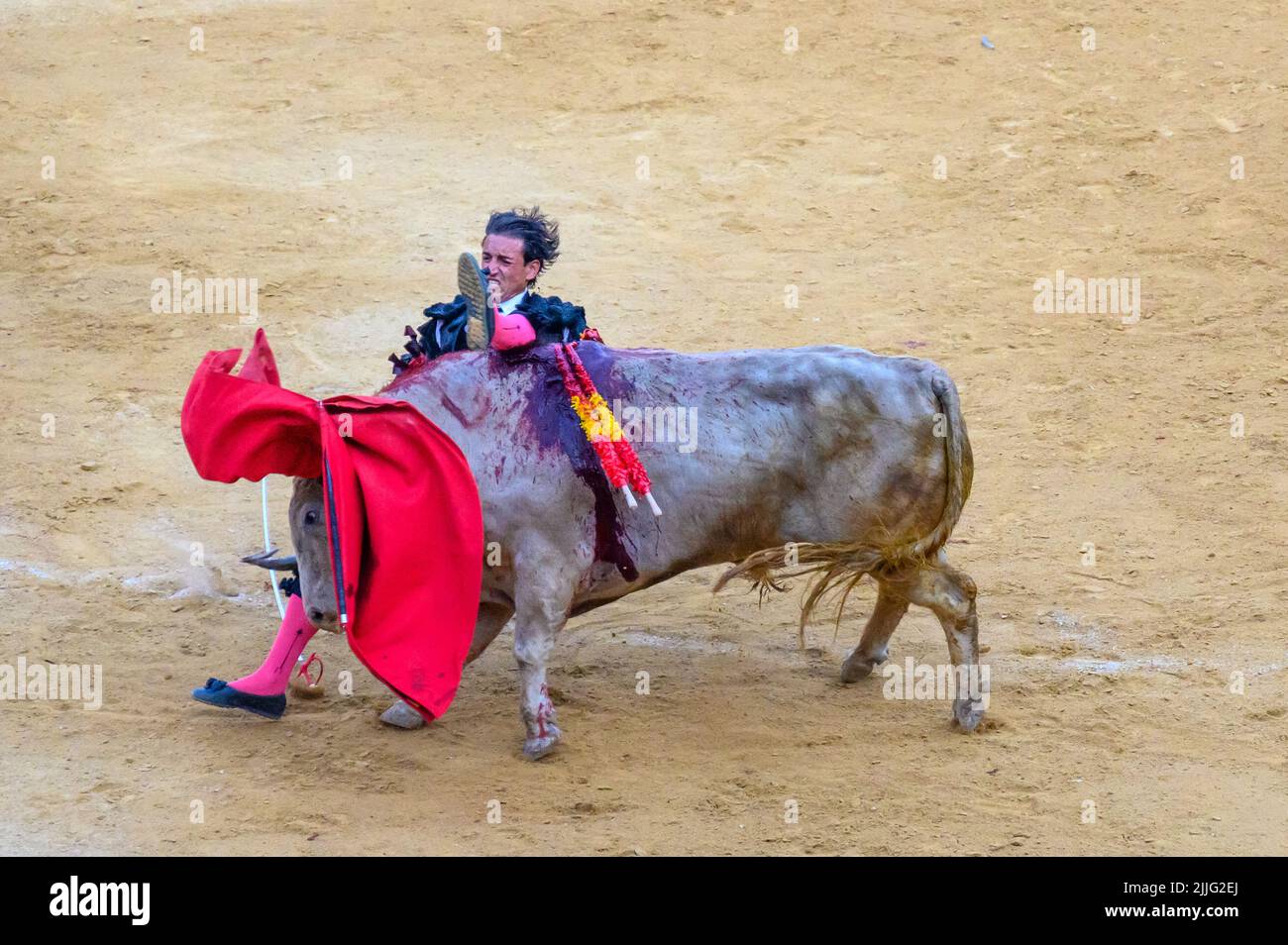 Valencia, Spain - July 16, 2022: (Part of a sequence) Jesus Duque ...