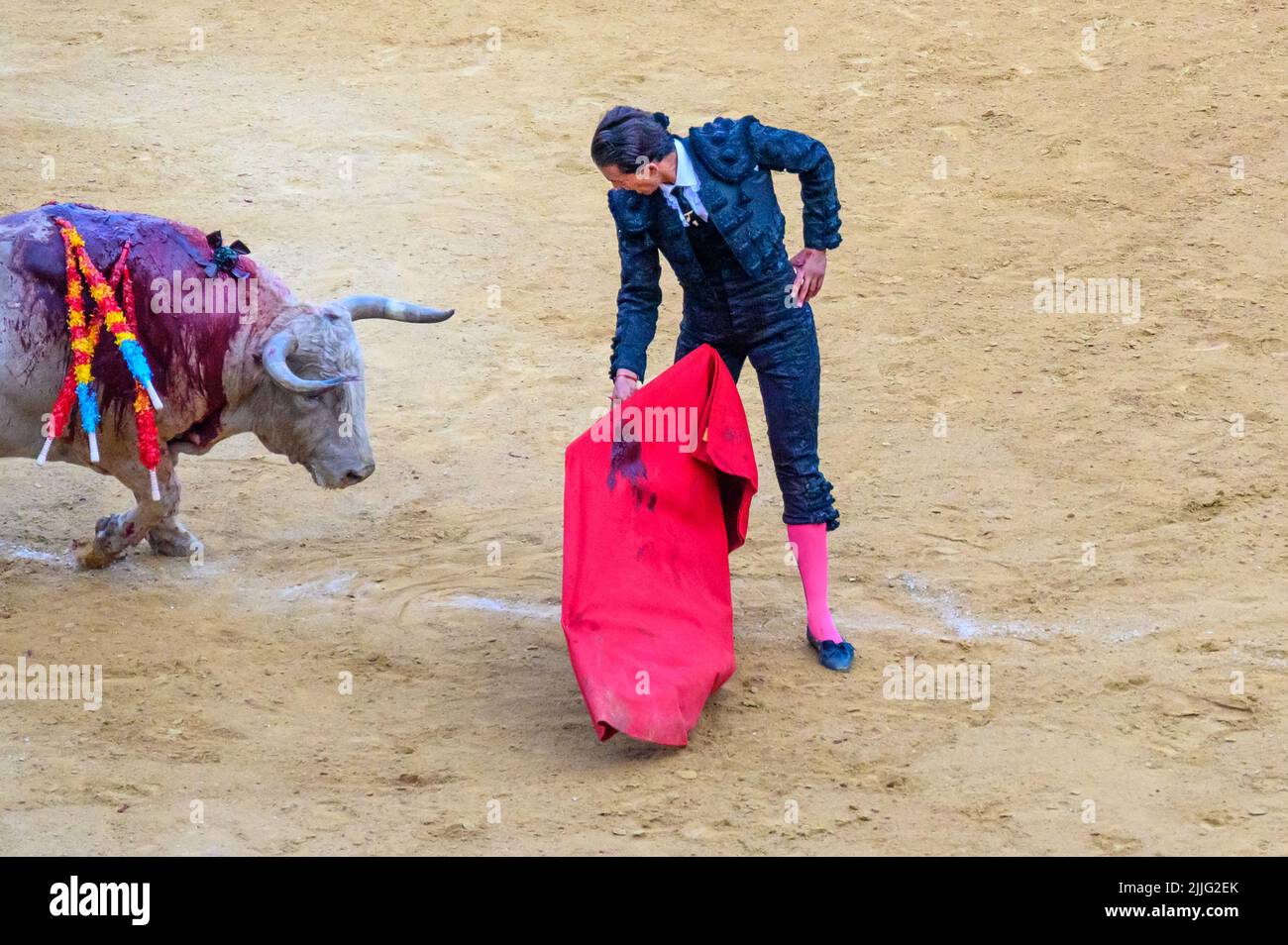 Valencia, Spain - July 16, 2022: Jesus Duque, bullfighter. Bullfight ...