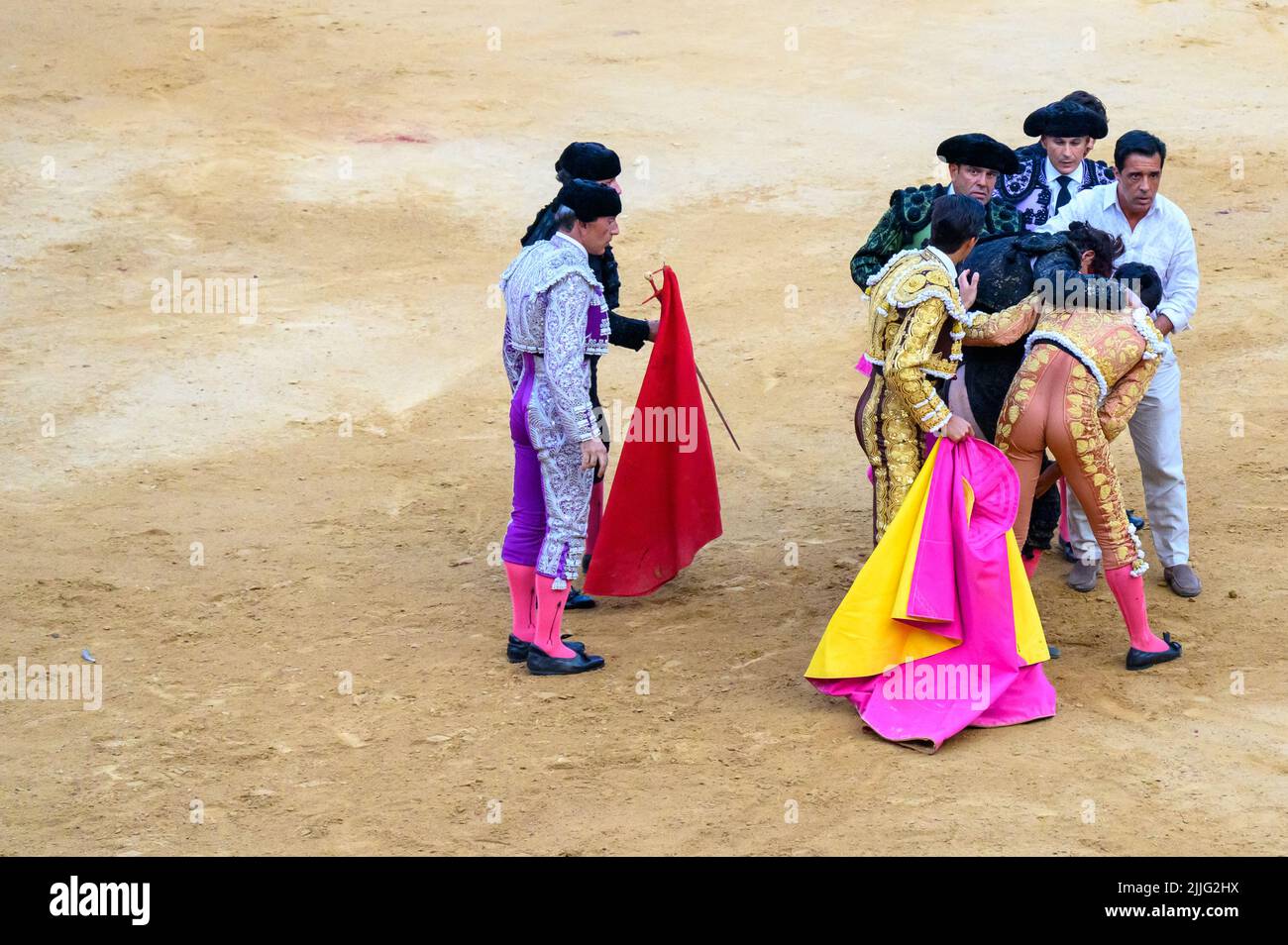 Valencia, Spain - July 16, 2022: (Part of a sequence) Jesus Duque ...