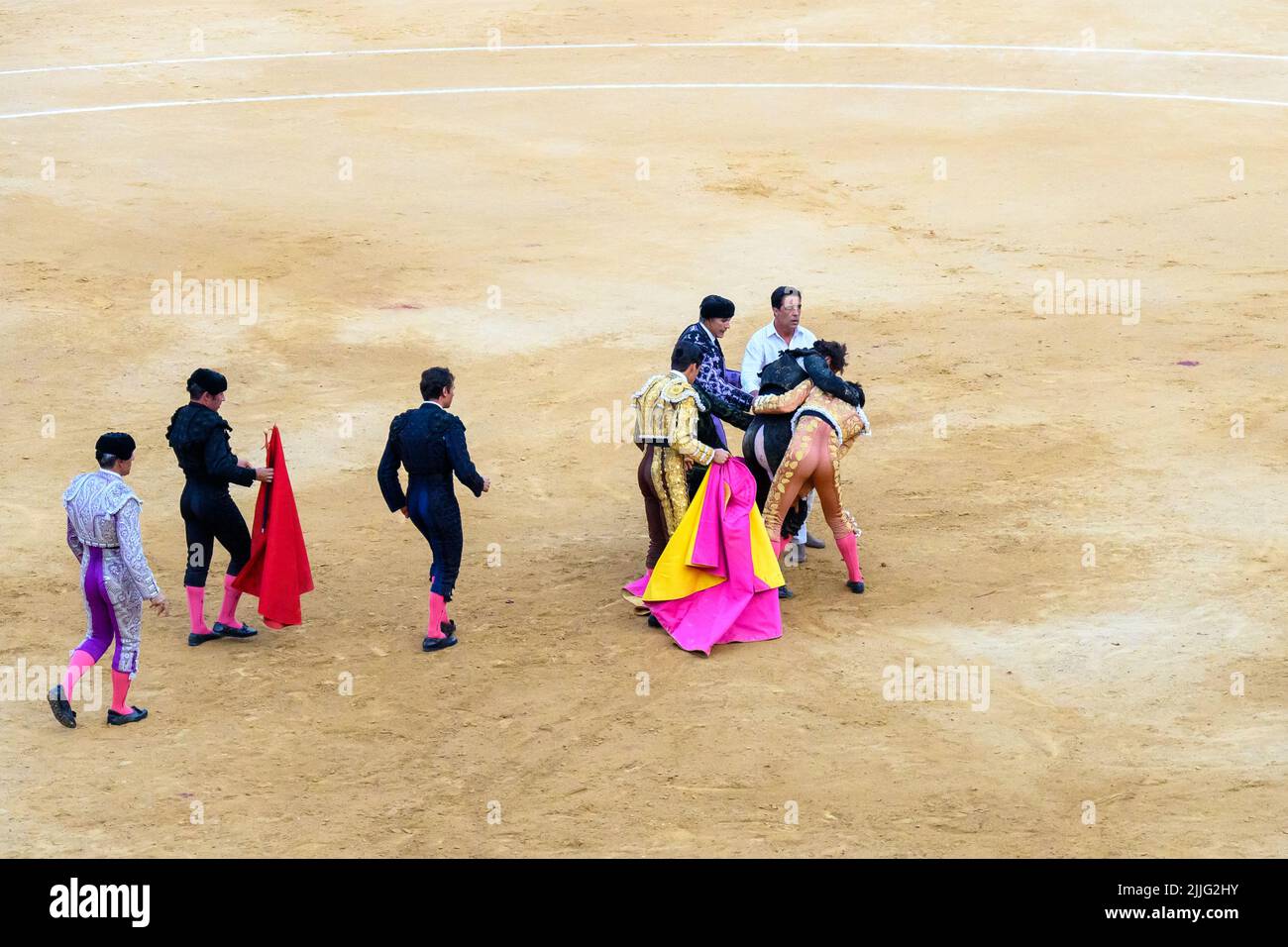 Valencia, Spain - July 16, 2022: (Part of a sequence) Jesus Duque ...