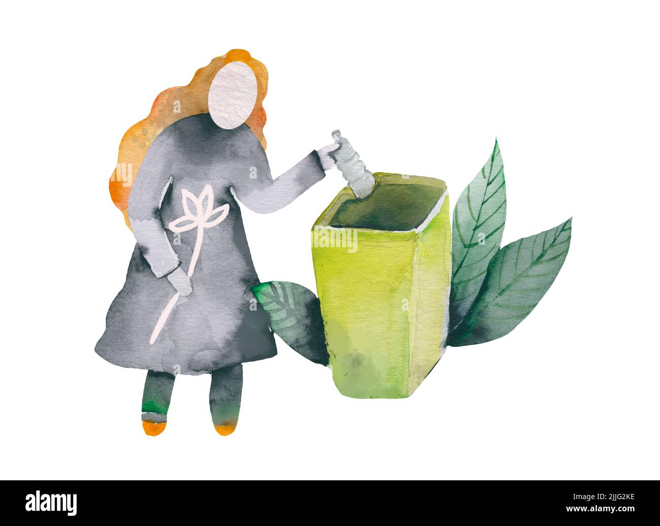 Young girl hugging tree. Eco friendly, environment preservation concept ...