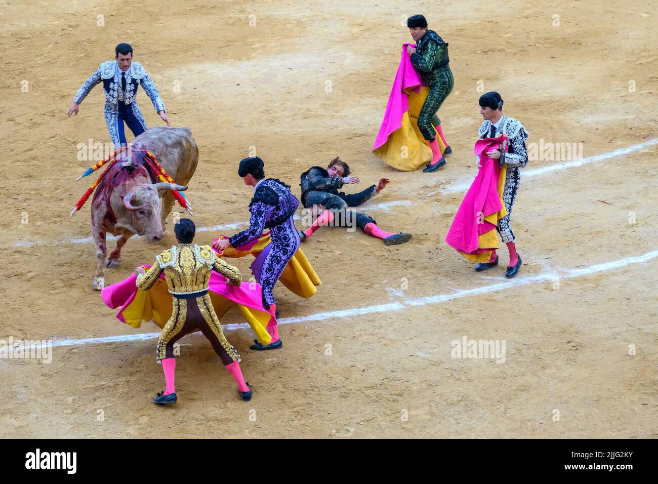 Valencia, Spain - July 16, 2022: (Part of a sequence) Jesus Duque ...