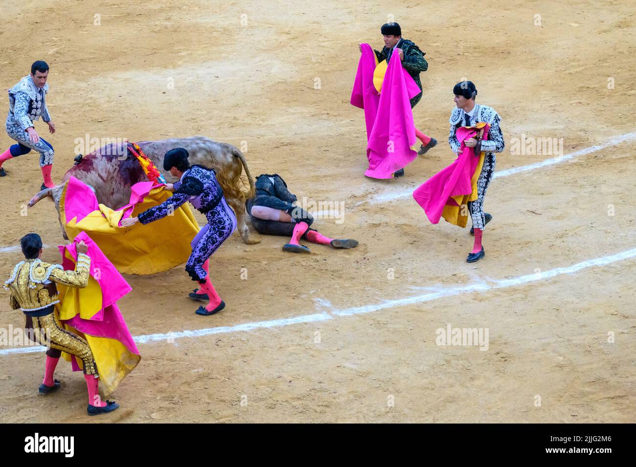 Valencia, Spain - July 16, 2022: (Part of a sequence) Jesus Duque ...