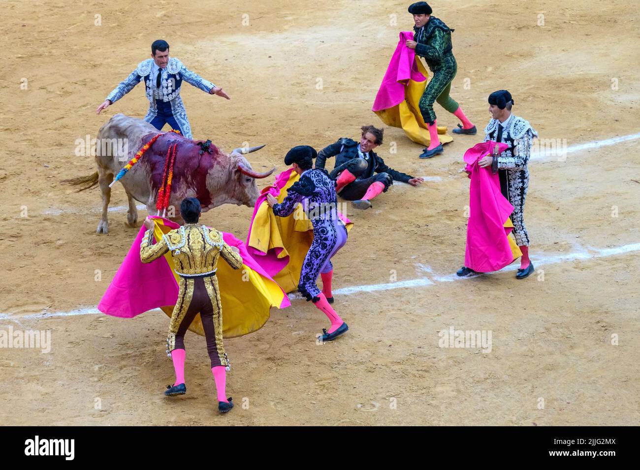 Valencia, Spain - July 16, 2022: (Part of a sequence) Jesus Duque ...