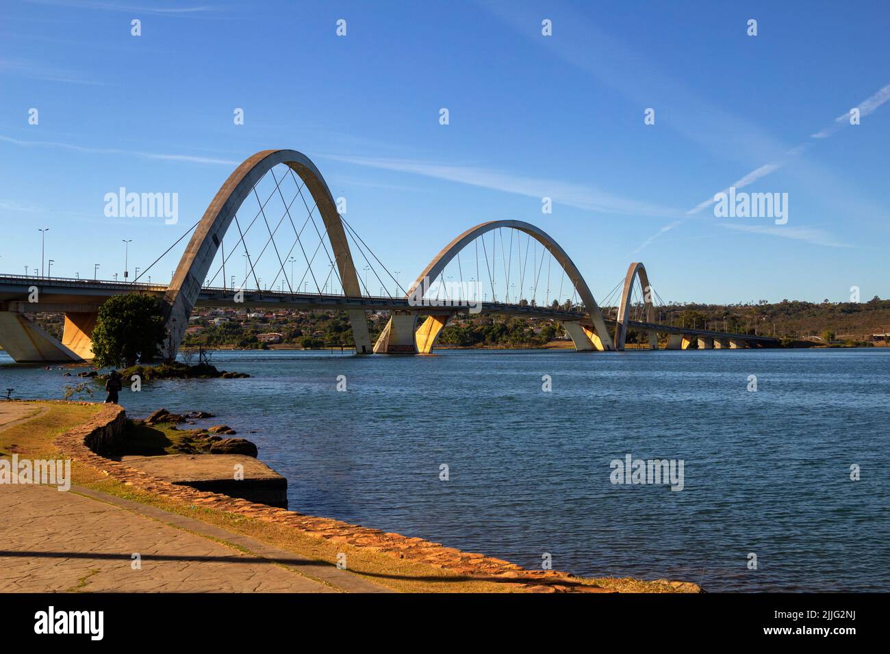 Brasília, Federal District, Brazil – July 24, 2022: A landscape with ...