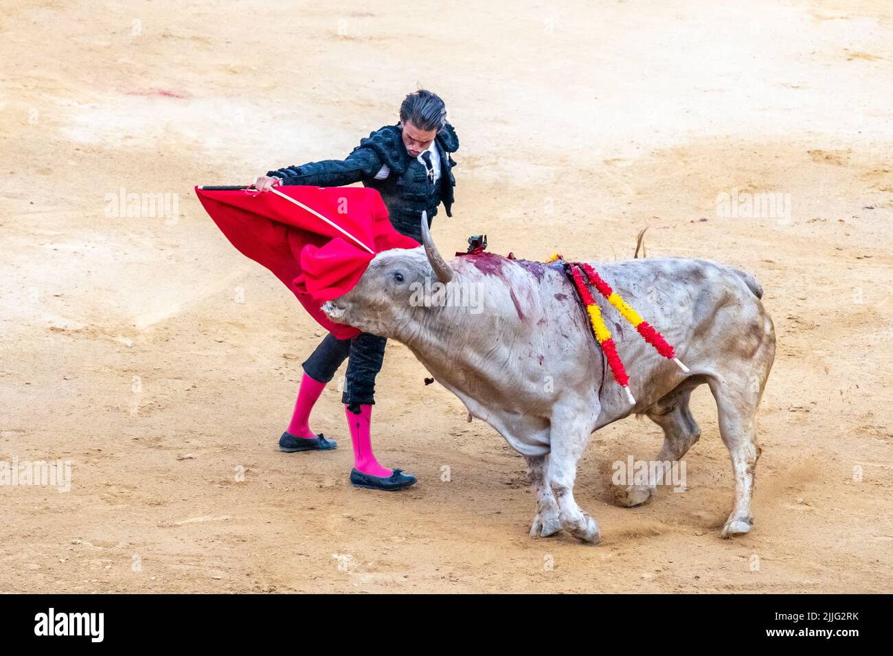 Valencia, Spain - July 16, 2022: Jesus Duque, bullfighter. Bullfight ...