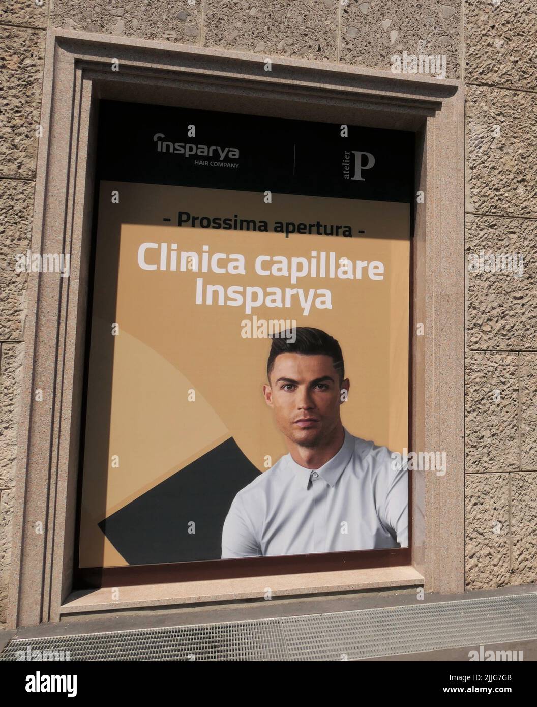 Milan, Italy. 26th July, 2022. Milan, Italy Cristiano Ronaldo and the manager Paolo Ramos ...
