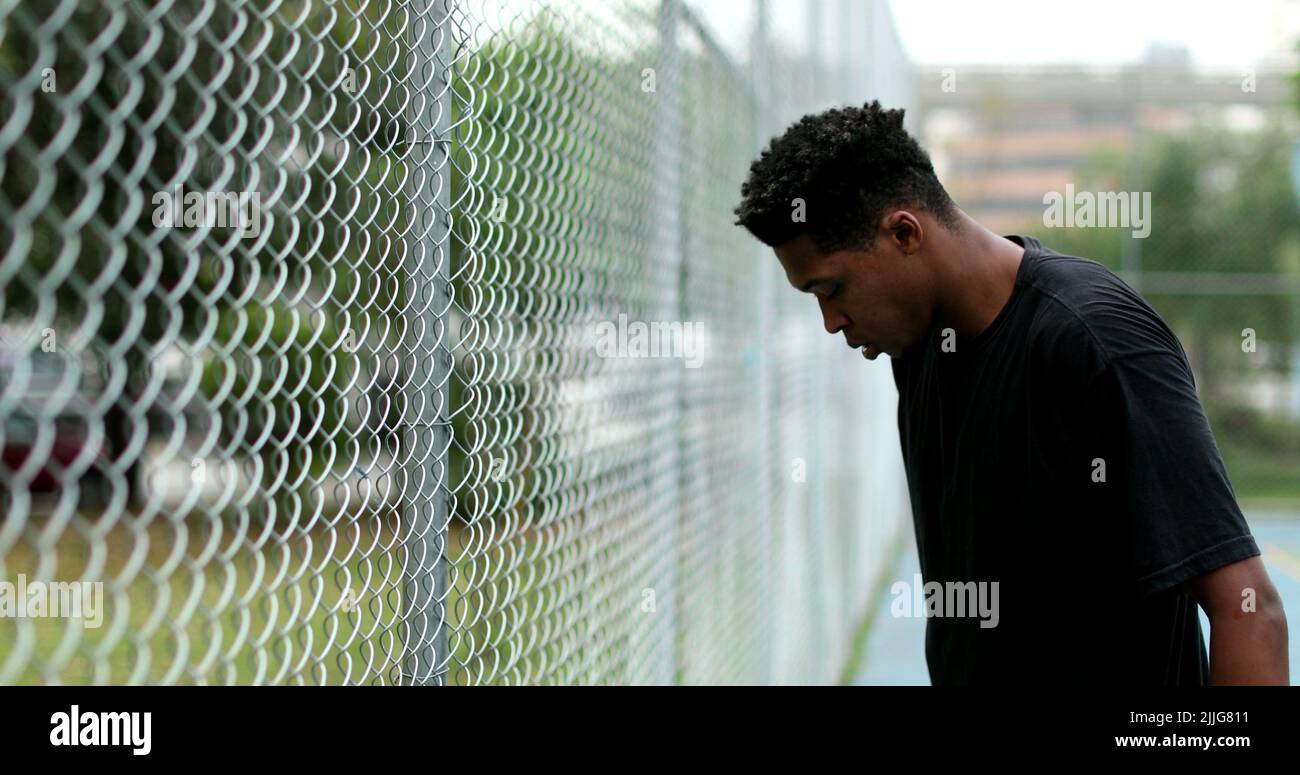 African man feeling angry sitting hi-res stock photography and images ...