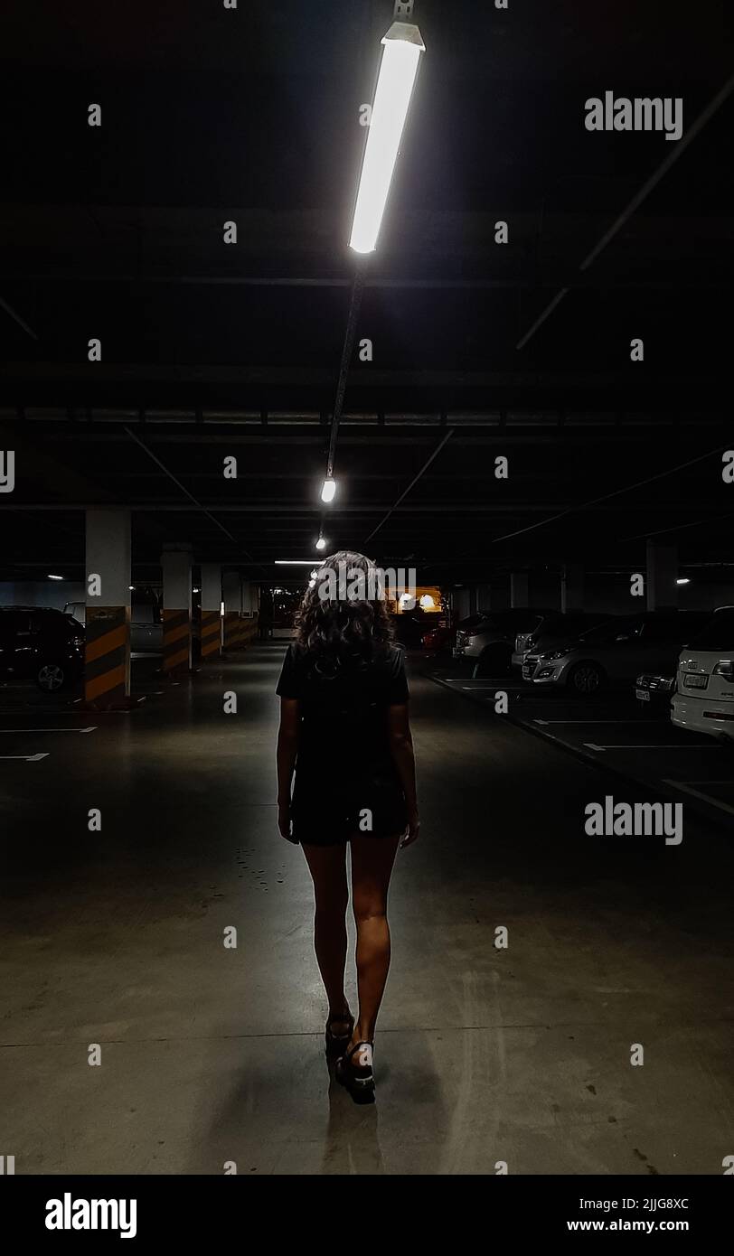 Person parking lot night hi-res stock photography and images - Alamy