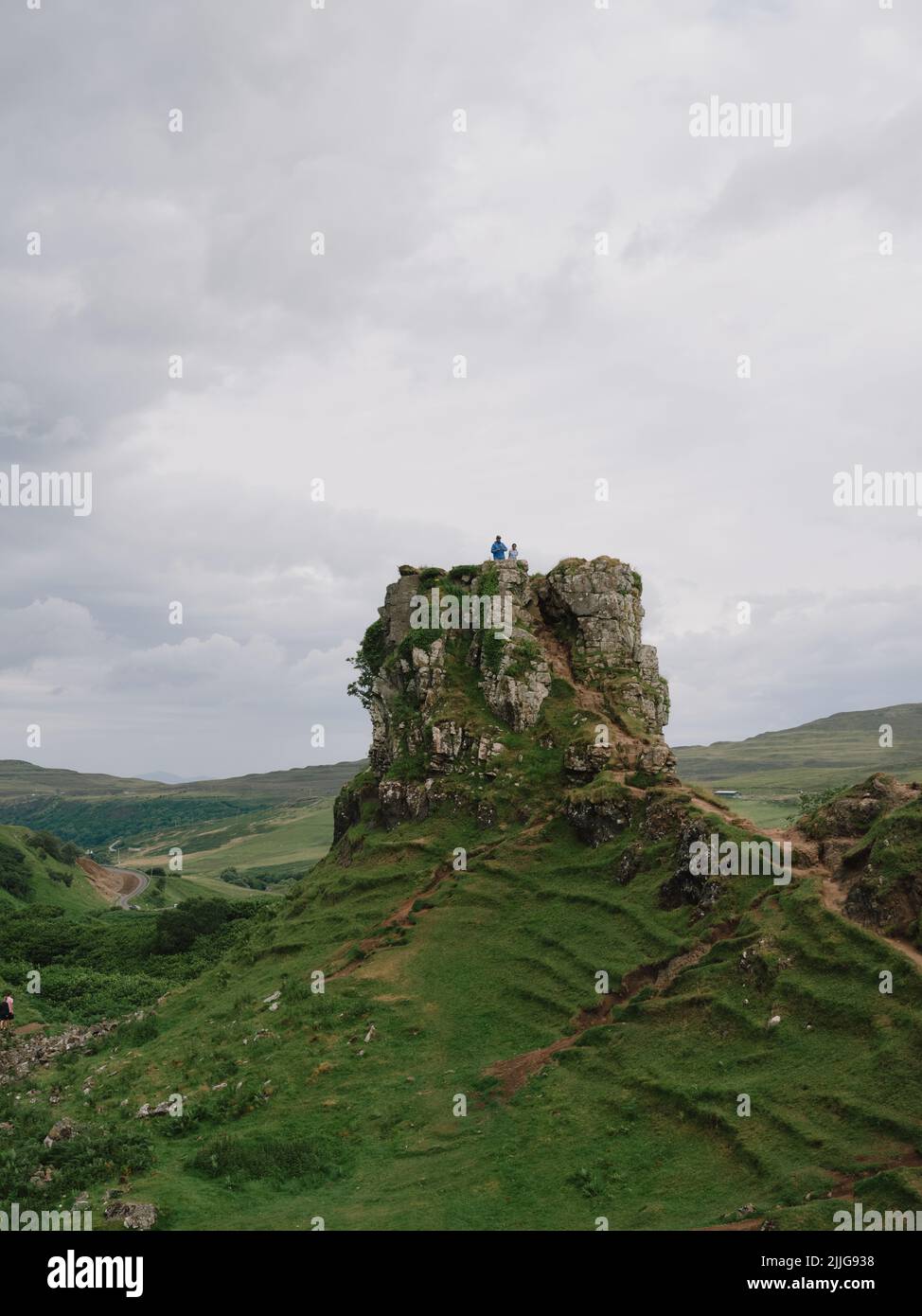 The Fairy Glen & Castle Ewen tourist spot in the hills above the ...