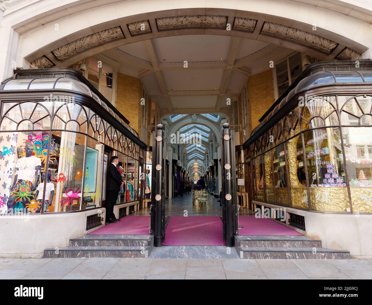 London, Greater London, England, June 15 2022: Burlington Arcade, an ...