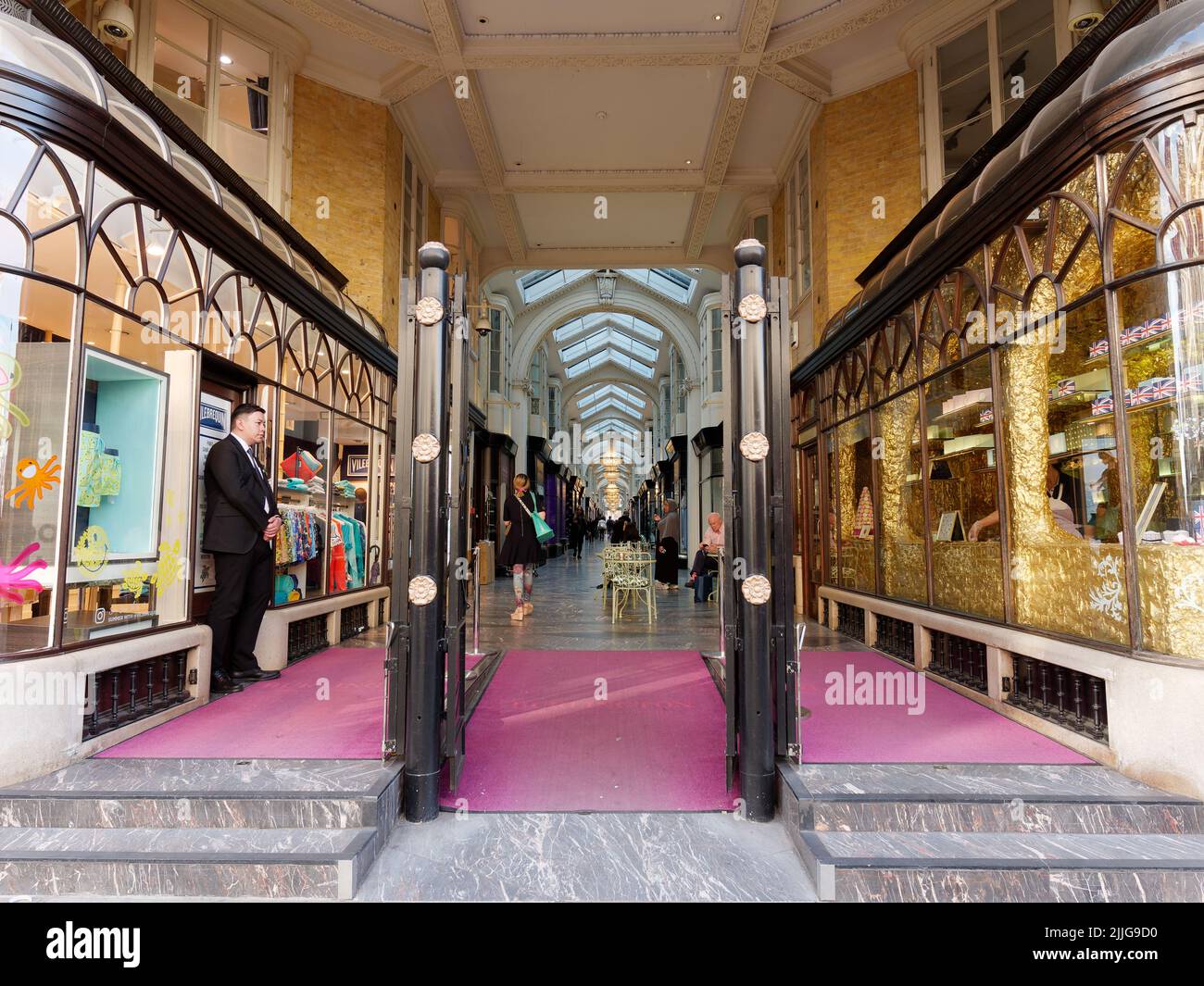 London, Greater London, England, June 15 2022: Burlington Arcade, an ...