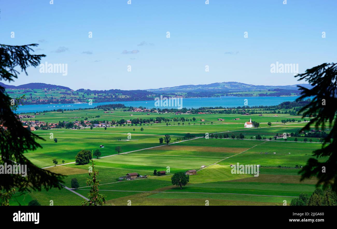 German country side in summer. Bavaria Stock Photo - Alamy