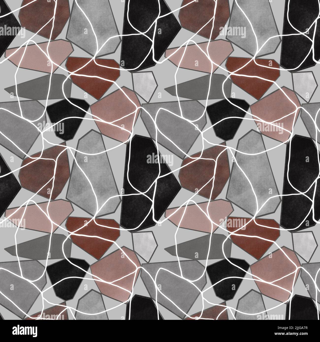 Hand drawing Stone and line piece pattern design Stock Photo - Alamy