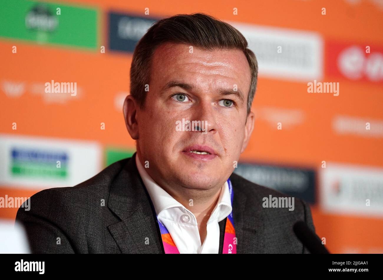 Witold Banka, WADA President during a press conference ahead of the ...