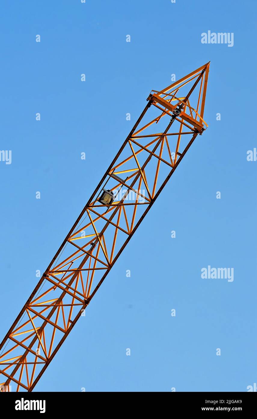 Long construction crane hi-res stock photography and images - Alamy