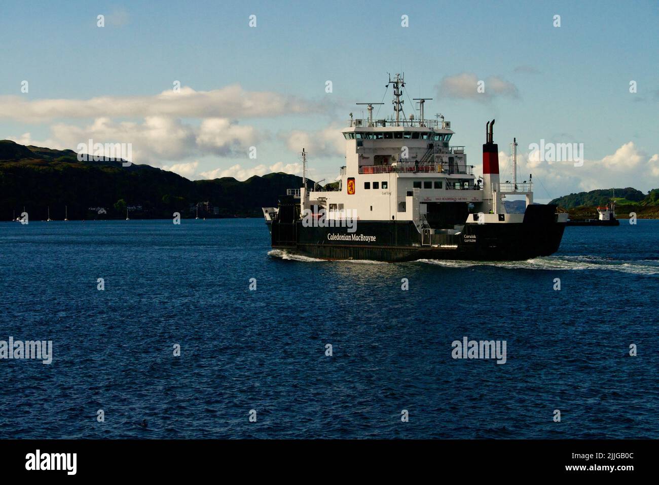 Caledonian MacBrayne ferry departing Oban, Scotland Stock Photo - Alamy