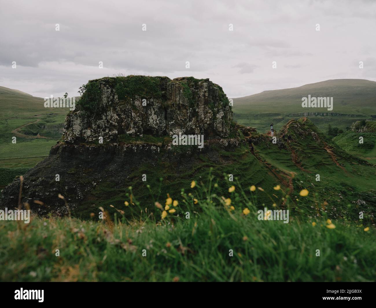 The Fairy Glen & Castle Ewen tourist spot in the hills above the ...