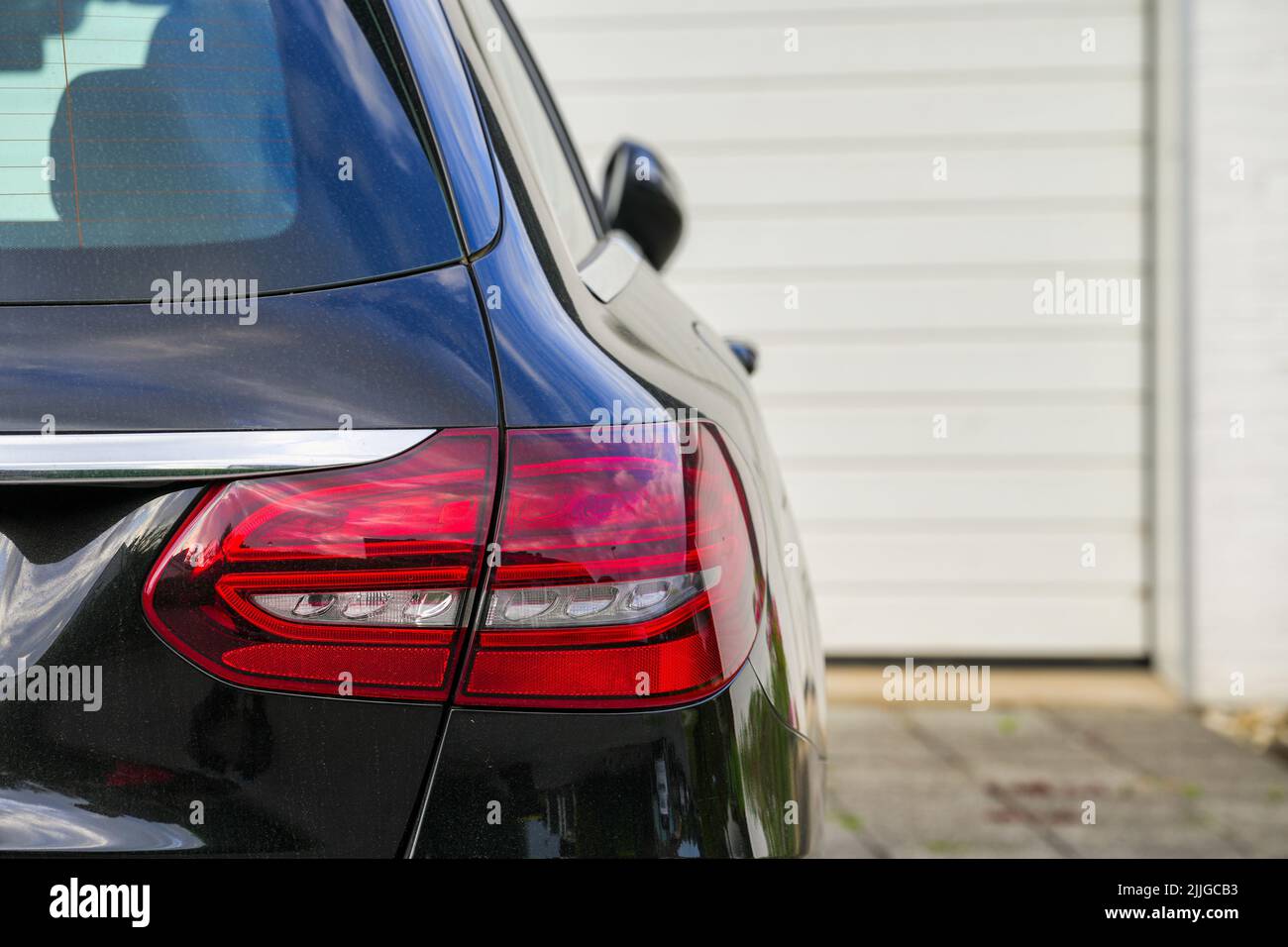 A back light of Mercedes-Benz Estate C300 Stock Photo - Alamy