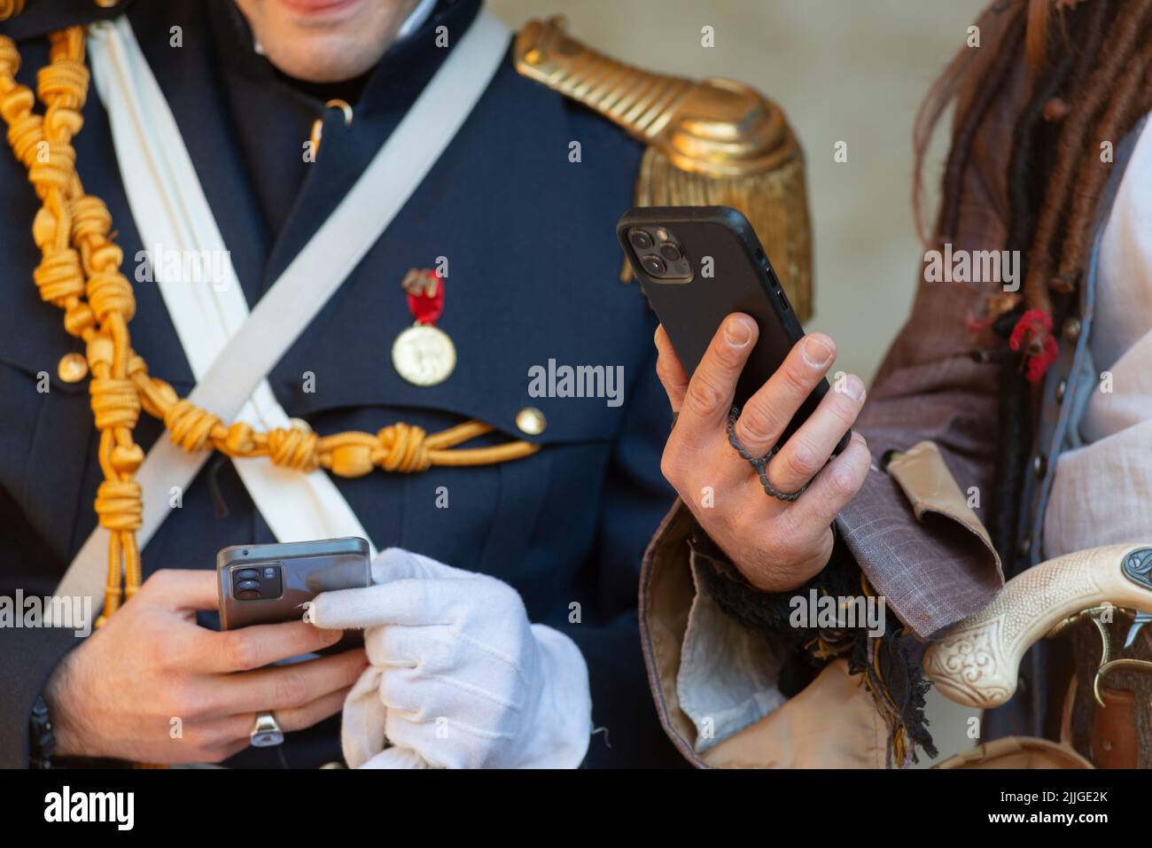 Two cosplayers hi-res stock photography and images - Alamy