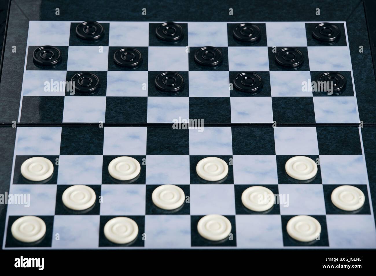 Background, checkers board with checkers, checkers is logical game for ...