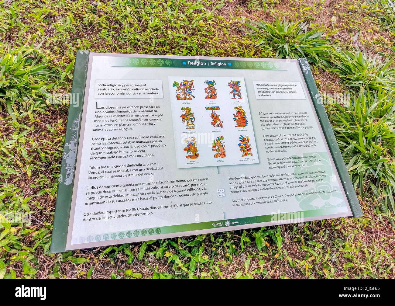 Tulum Mexico 21. March 2011 Ancient Tulum ruins Mayan site with temple ...