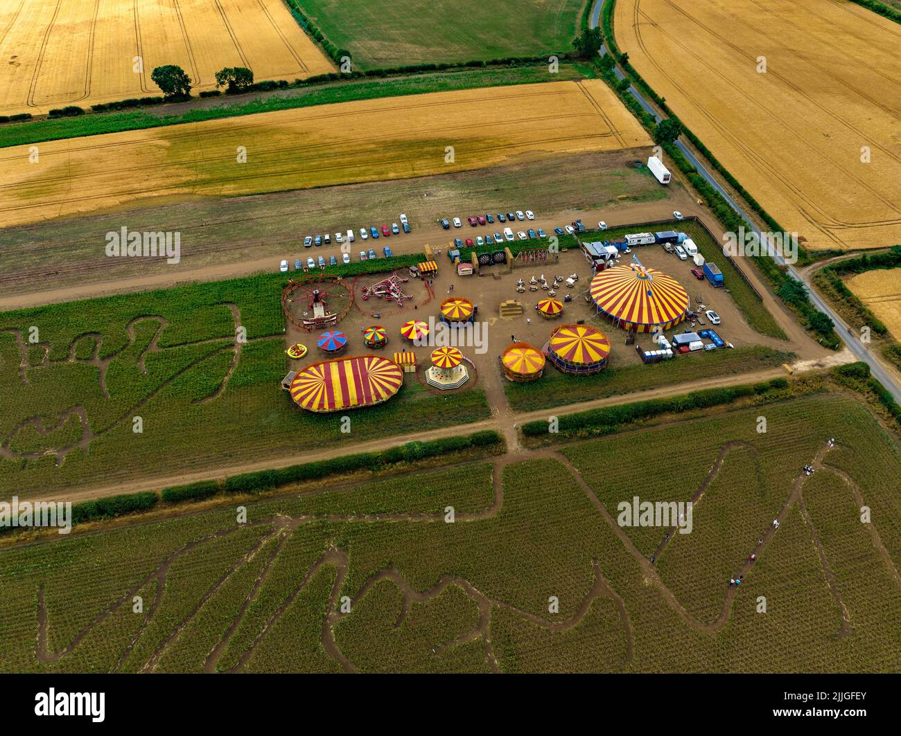 The Great Ryedale Maze returns for its third year to the foot of the ...