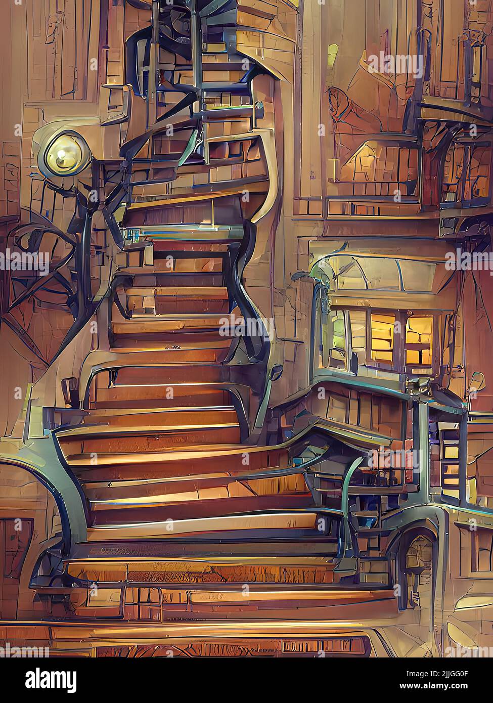 stairs and steps in building Stock Photo - Alamy