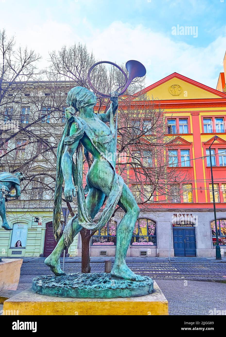 PRAGUE, CAZECH REPUBLIC - MARCH 6, 2022: The blind statue of Mississipi ...