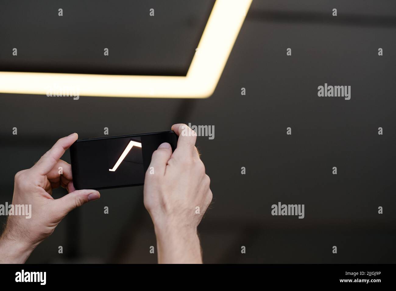 modern interior lighting phone camera illuminated Stock Photo - Alamy