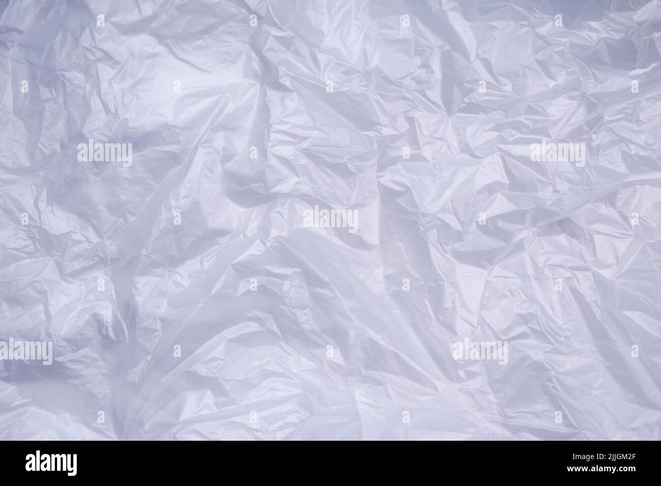 texture of white plastic or polyethylene or polypropylene bag or sack ...