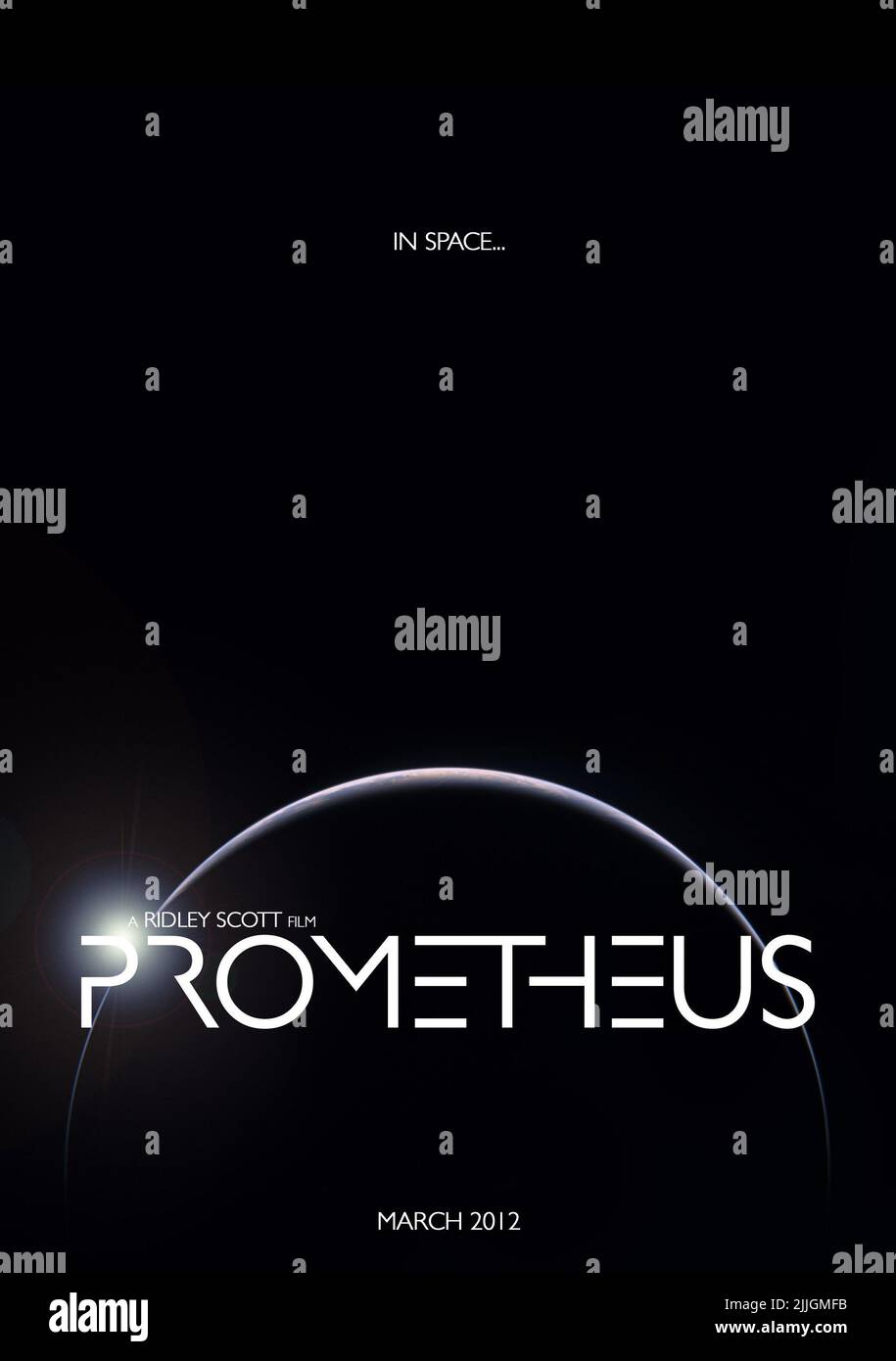MOVIE POSTER, PROMETHEUS, 2012 Stock Photo - Alamy