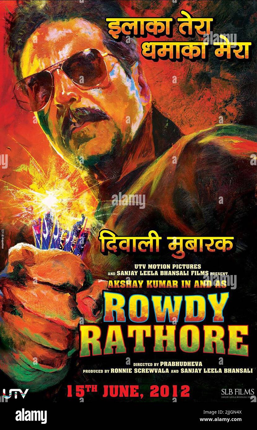 AKSHAY KUMAR, ROWDY RATHORE, 2012 Stock Photo - Alamy