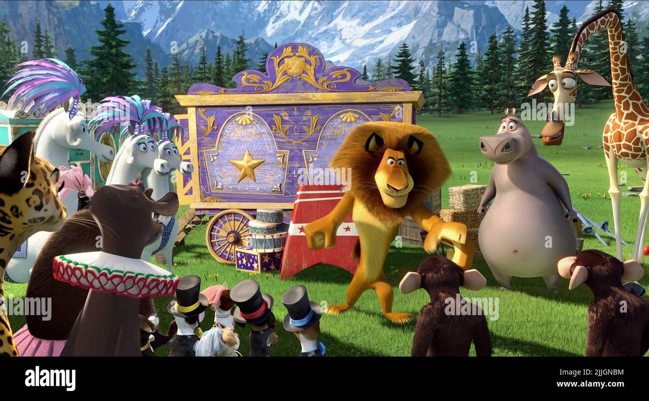 Gloria melman madagascar 3 hi-res stock photography and images - Alamy