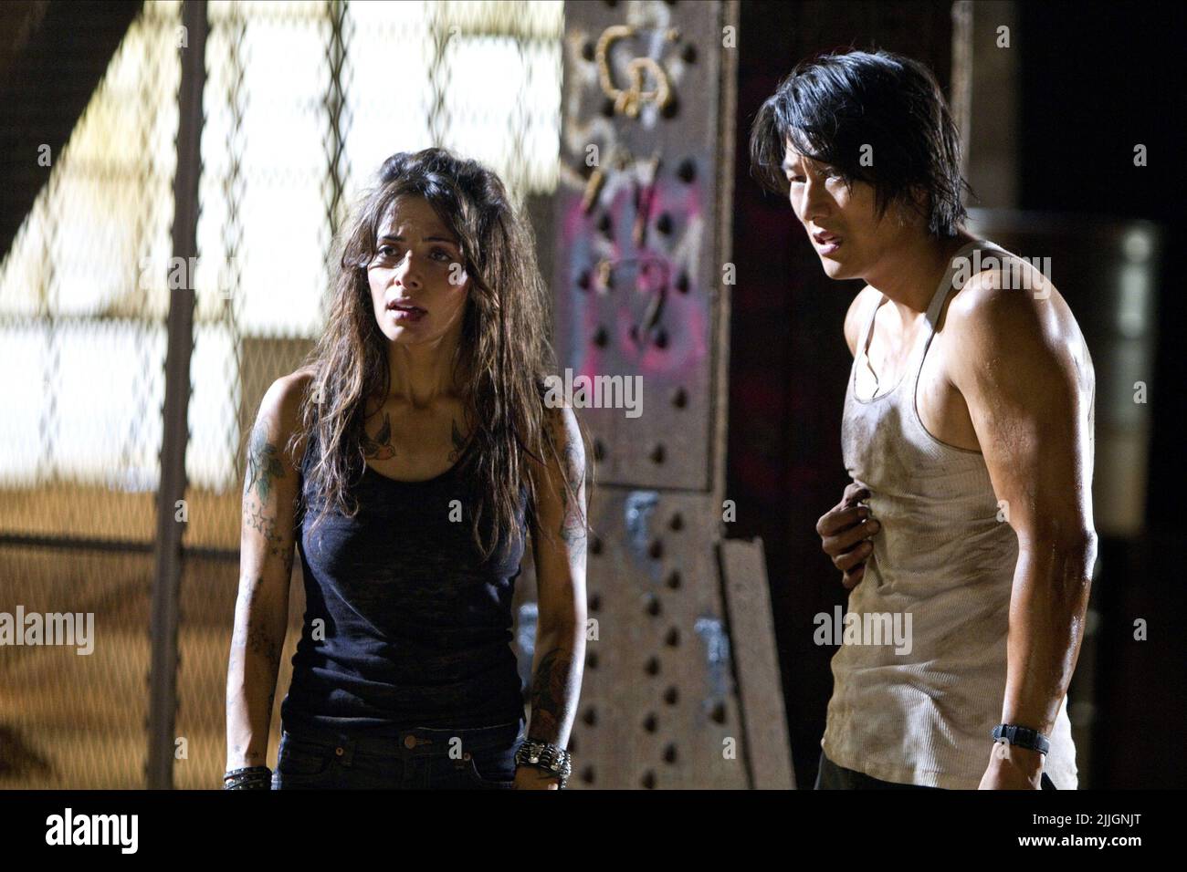 SARAH SHAHI, SUNG KANG, BULLET TO THE HEAD, 2012 Stock Photo - Alamy