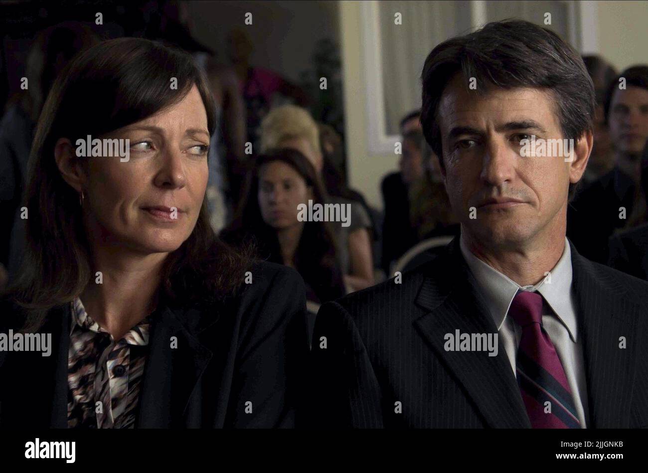 ALLISON JANNEY, DERMOT MULRONEY, STRUCK BY LIGHTNING, 2012 Stock Photo ...