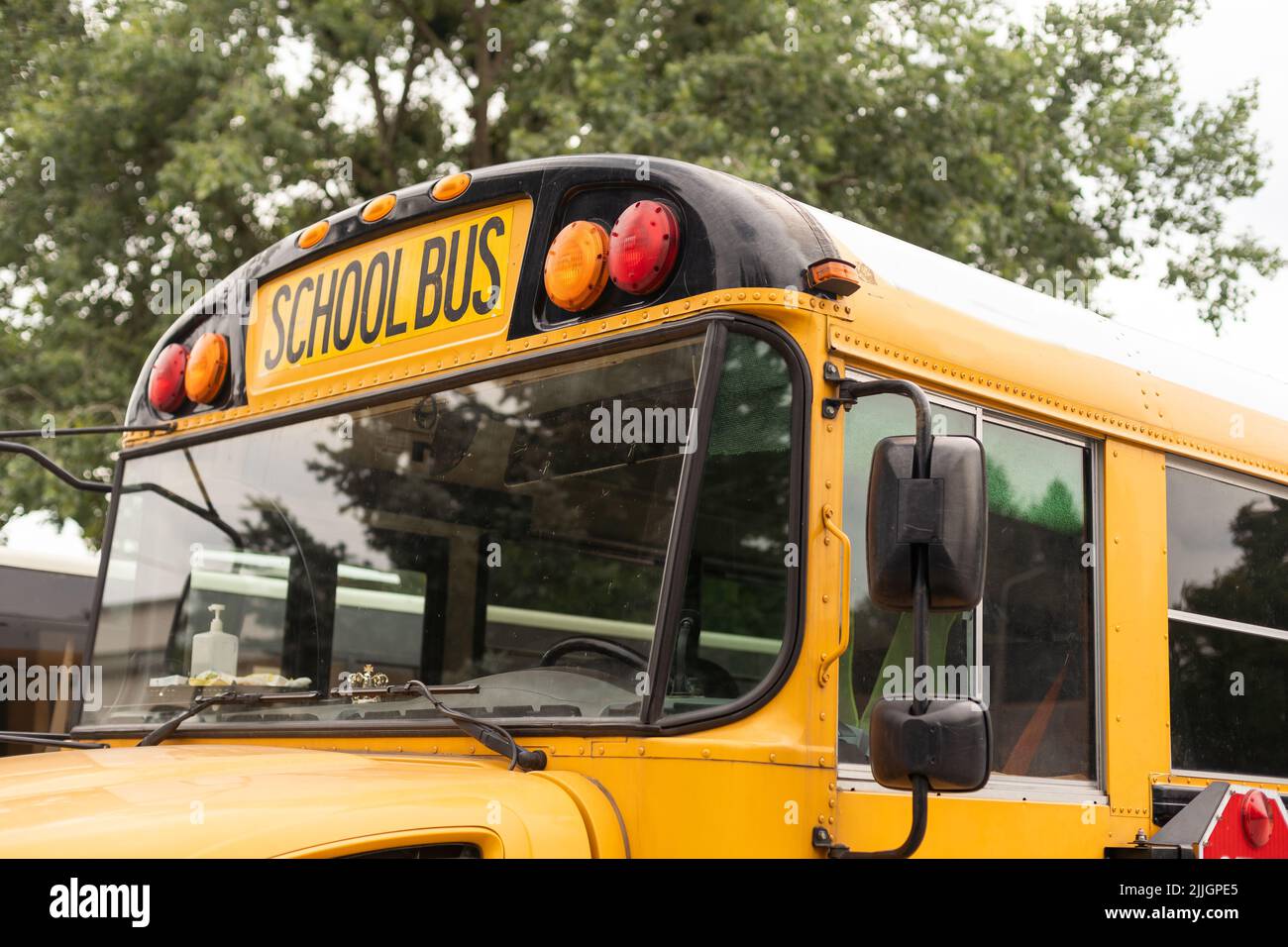 school bus, transport, outside, schoolbus Stock Photo - Alamy