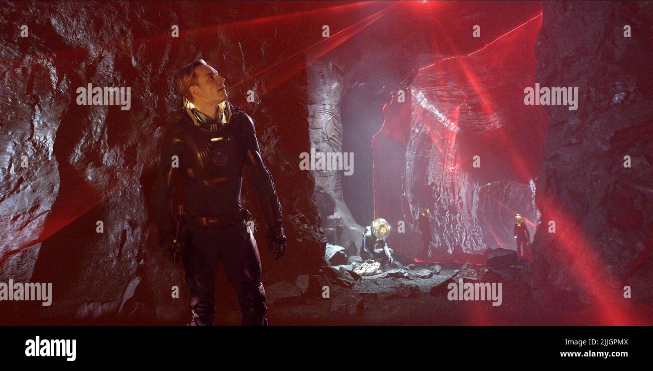MICHAEL FASSBENDER, PROMETHEUS, 2012 Stock Photo - Alamy