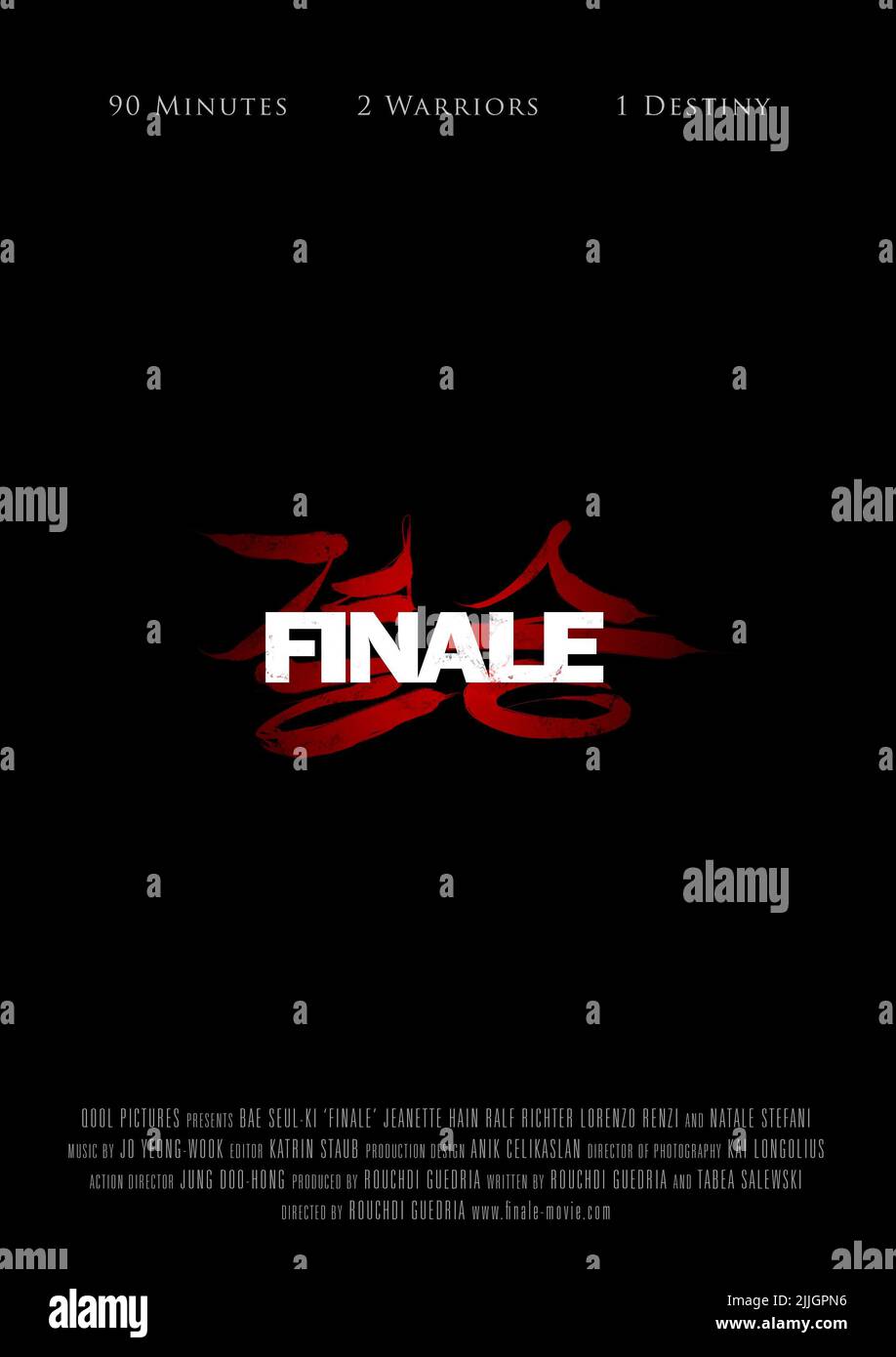 MOVIE POSTER, FINALE, 2012 Stock Photo - Alamy
