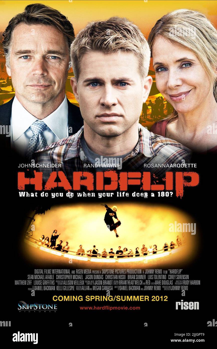 SCHNEIDER,WAYNE,ARQUETTE, HARDFLIP, 2012 Stock Photo - Alamy