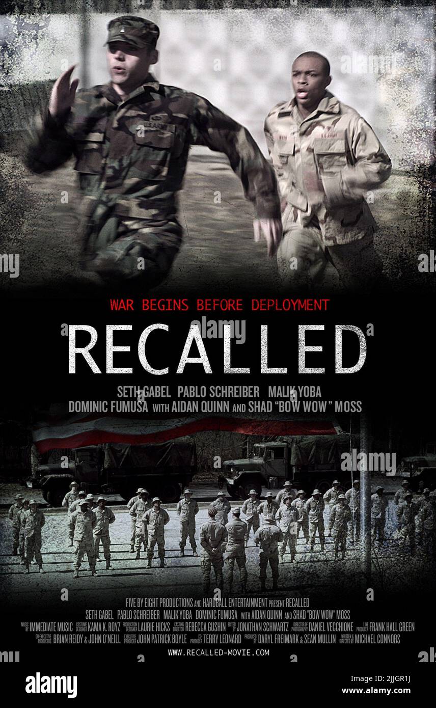 MOVIE POSTER, RECALLED, 2012 Stock Photo - Alamy
