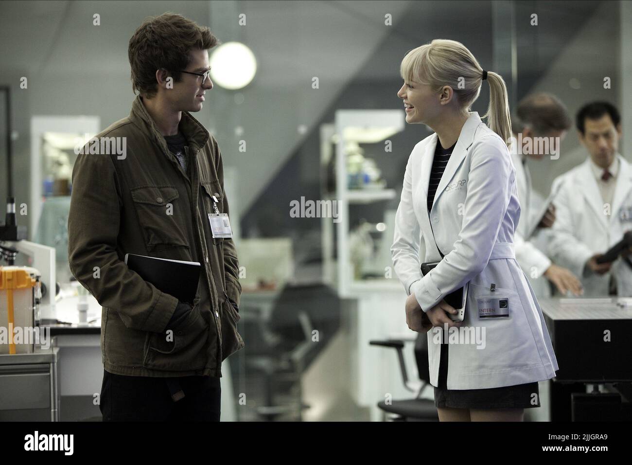 GARFIELD,STONE, THE AMAZING SPIDER-MAN, 2012 Stock Photo - Alamy