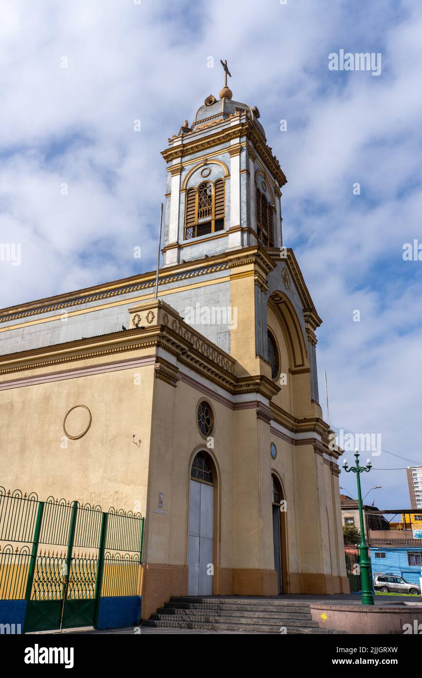 The Cathedral of the Immaculate Conception or Iquique Cathedral in ...