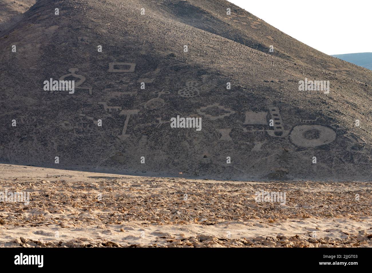 The Cerros Pintados Geoglyphs were made between 700 and 1500 A.D in the ...