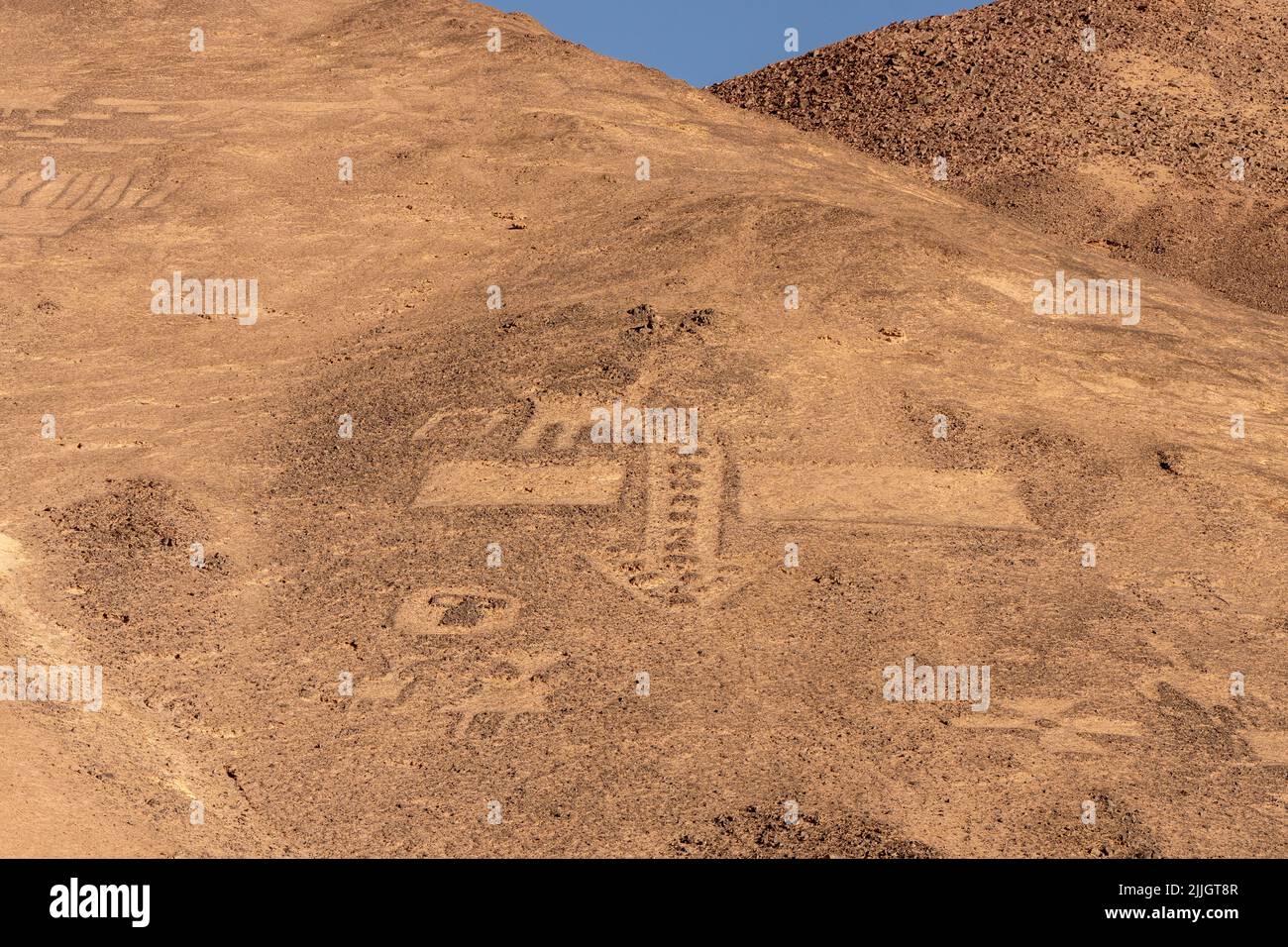 The Cerros Pintados Geoglyphs were made between 700 and 1500 A.D in the ...