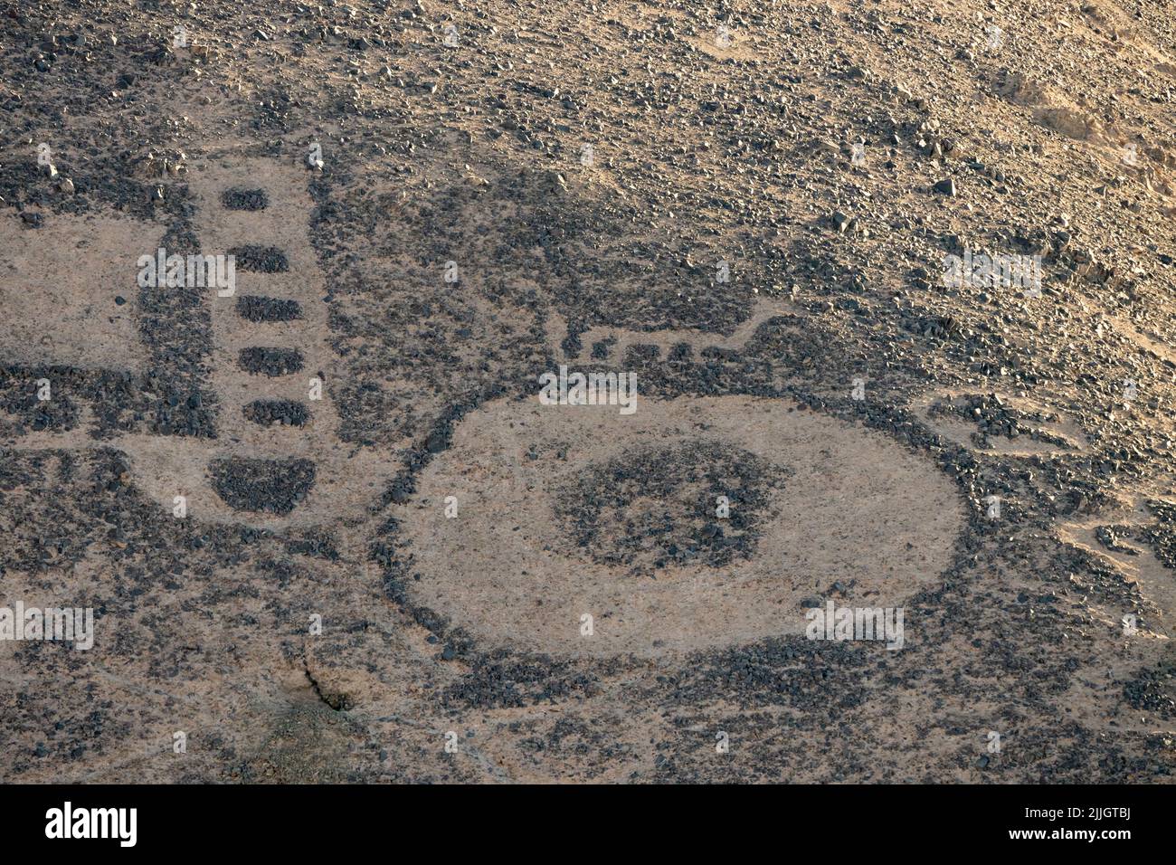 The Cerros Pintados Geoglyphs were made between 700 and 1500 A.D in the ...
