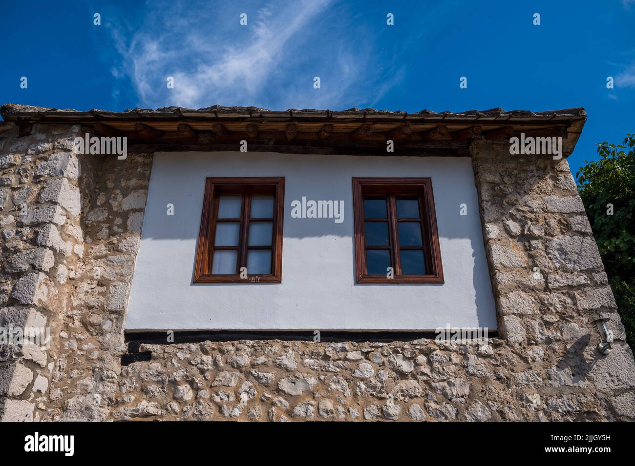 Low angle shot of traditional architecture in Bosnia & Herzegovina that ...