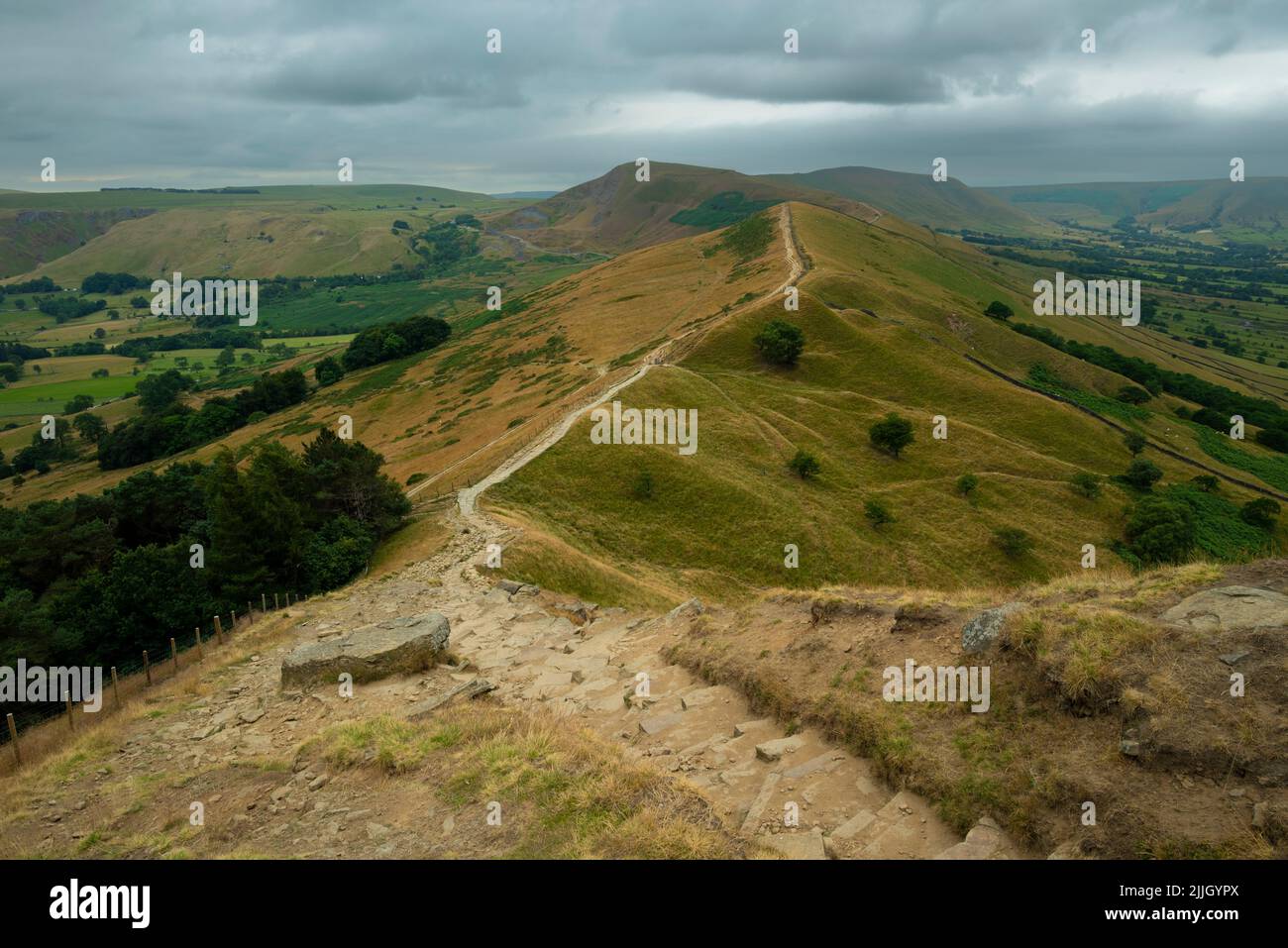 Steps Down from the Great Ridge Stock Photo - Alamy